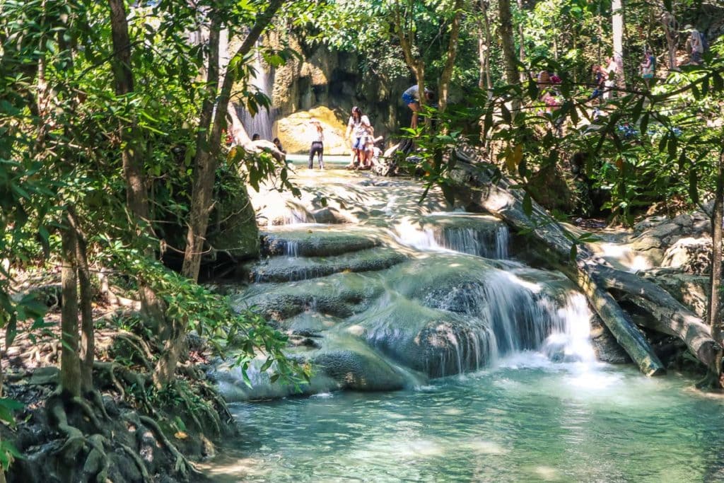 Visiting Erawan Waterfalls, Thailand: 2024 Guide