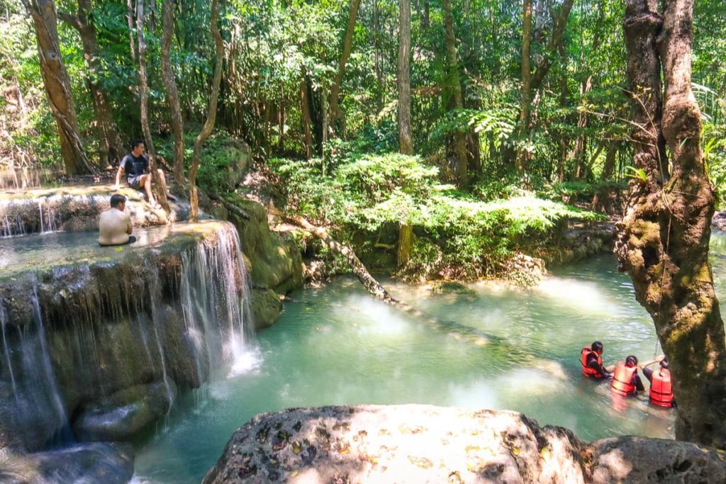 Visiting Erawan Waterfalls, Thailand: 2024 Guide