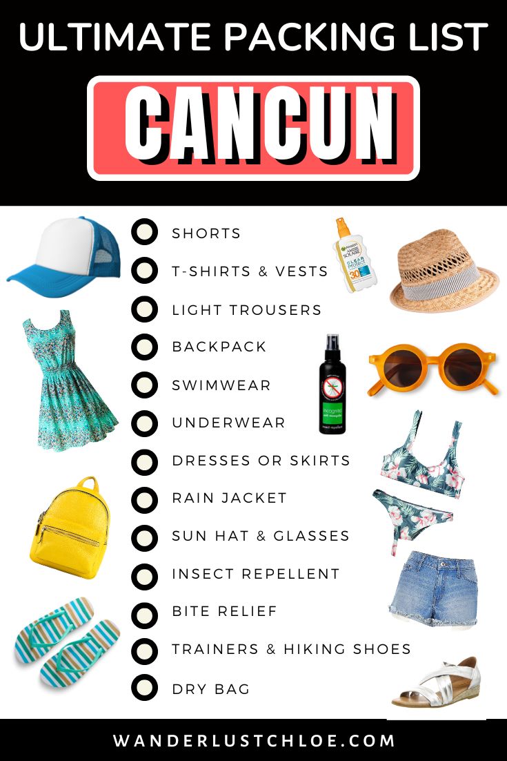 Cancun Packing List: Clothes, Essentials + Gadgets