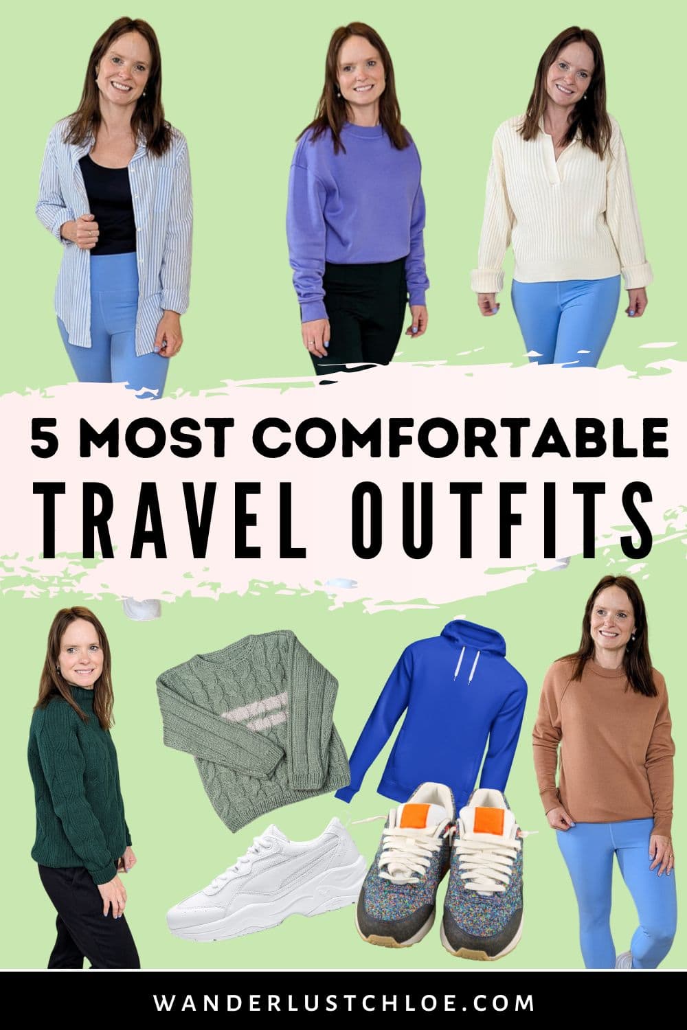 5 Comfortable Travel Outfits: What To Wear On A Long Flight